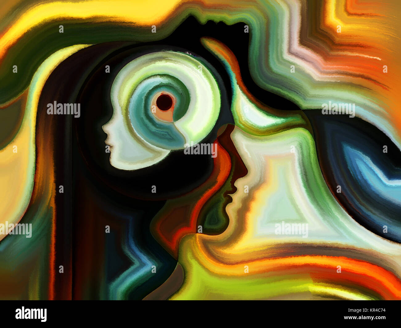Layers of Inner Paint Stock Photo - Alamy