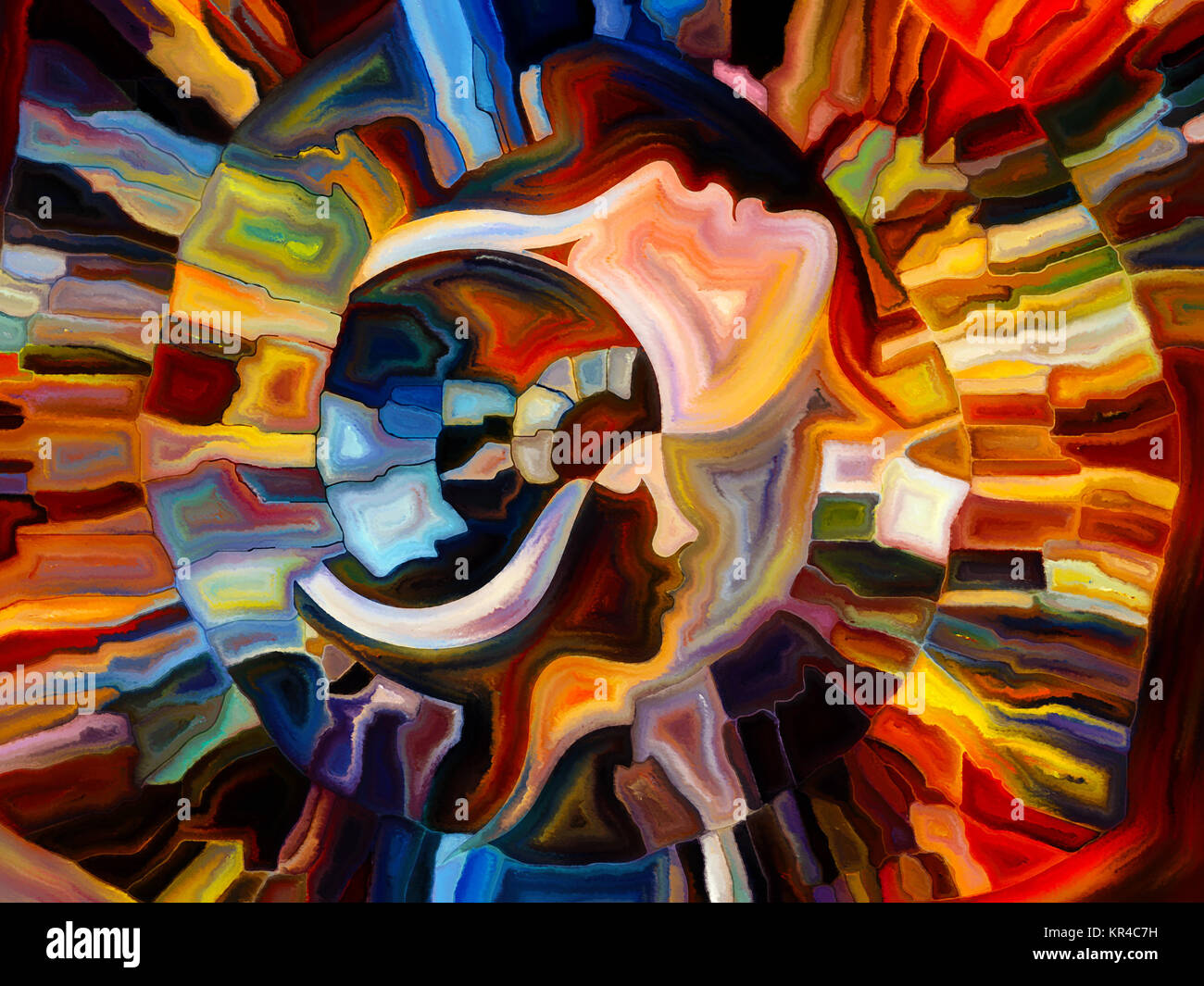 Dance of Inner Paint Stock Photo - Alamy