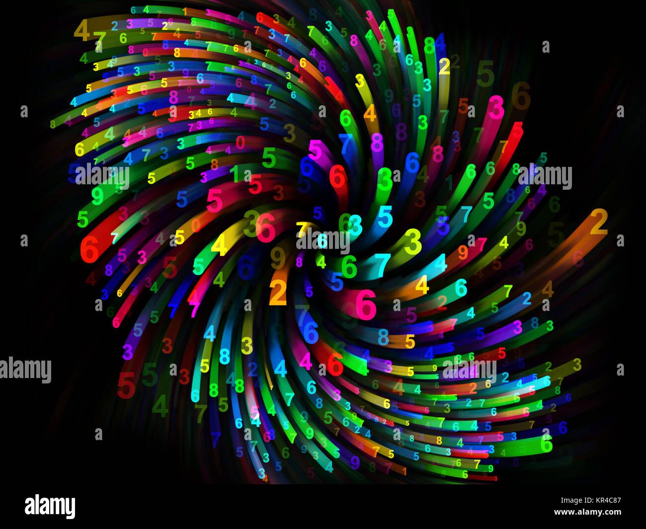 Source of Moving Digits Stock Photo - Alamy