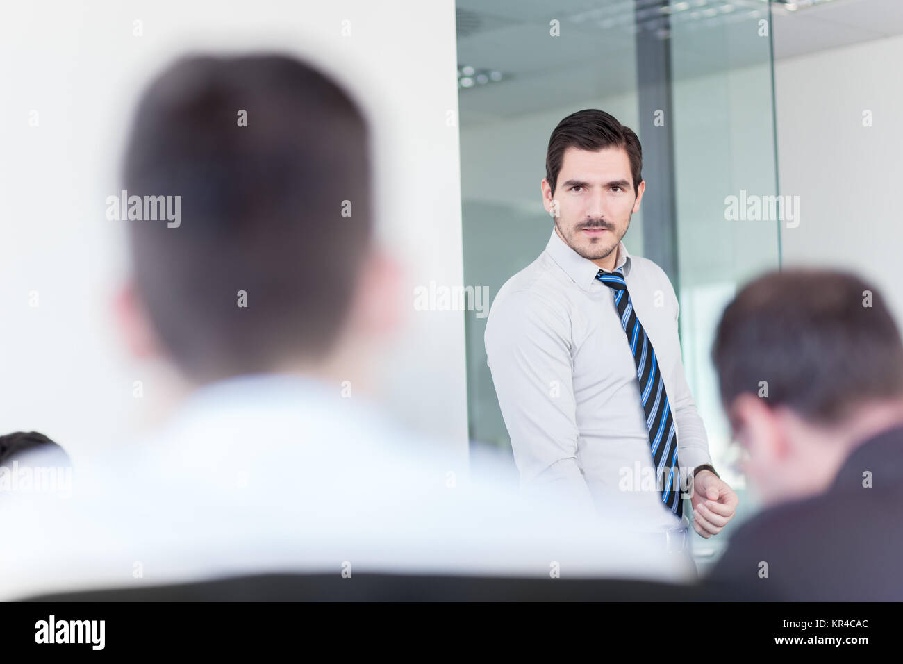 Business team office meeting Stock Photo - Alamy