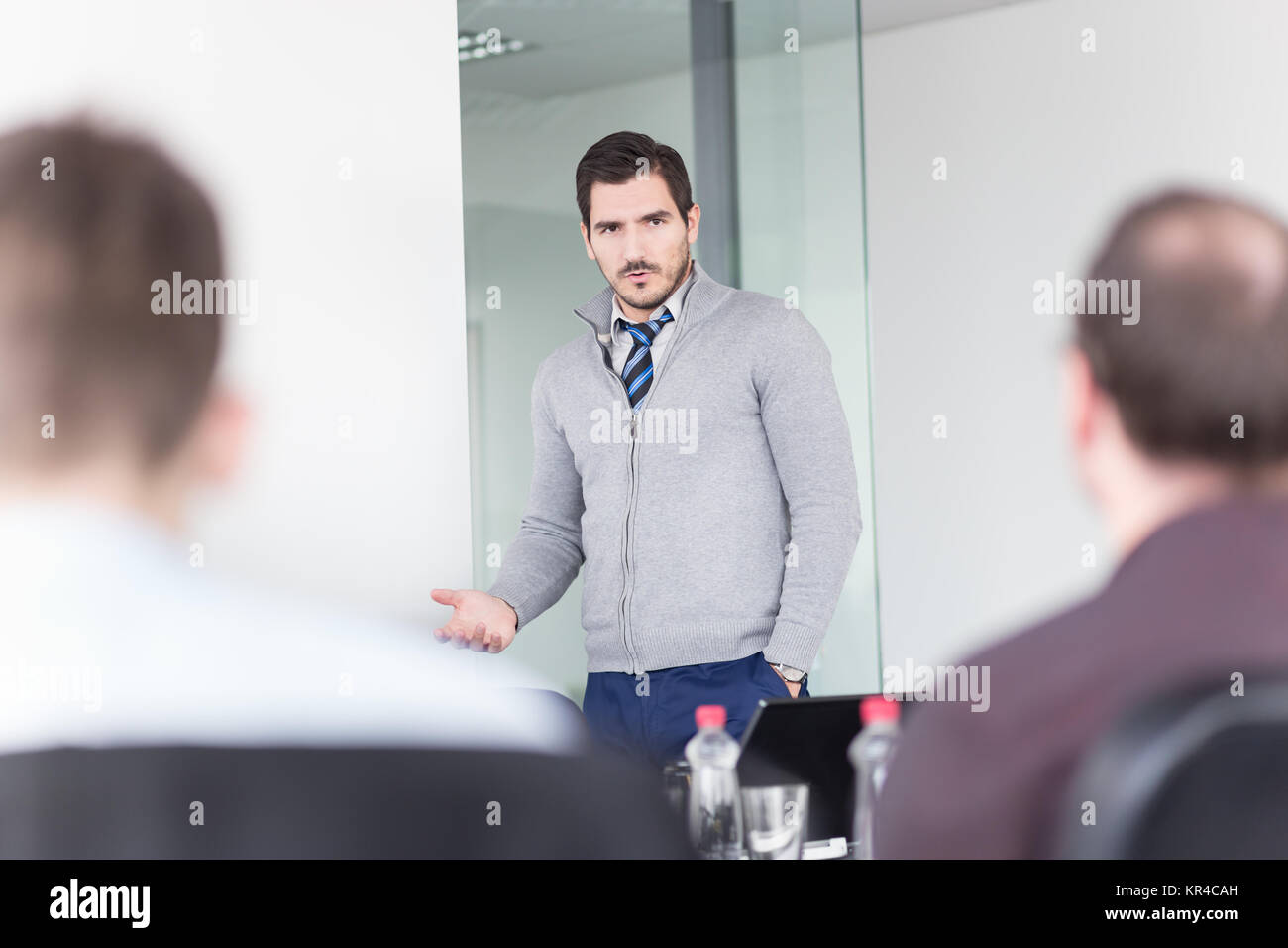 Business team office meeting Stock Photo - Alamy
