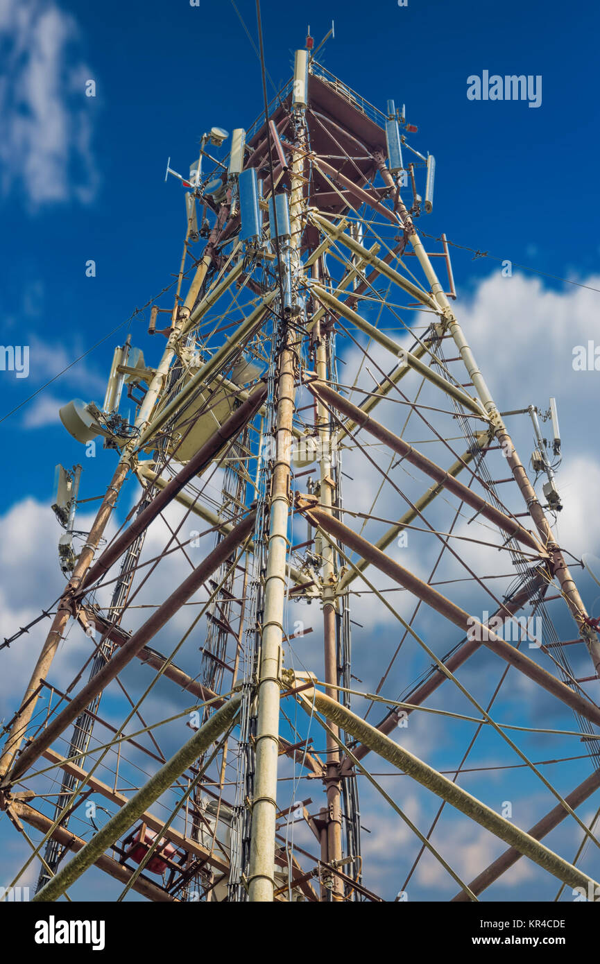 the mobile antennas Stock Photo - Alamy
