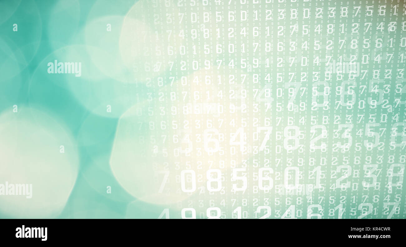 Digital digits research analysis, data science Stock Photo - Alamy