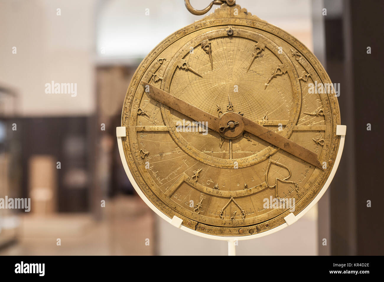 Antique brass astrolabe Stock Photo - Alamy