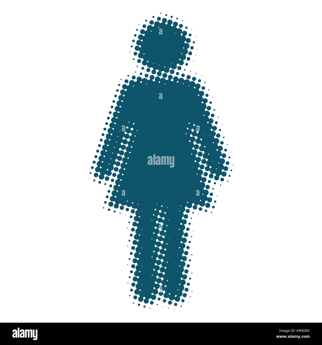 Abstract blue face silhouette Cut Out Stock Images & Pictures - Alamy