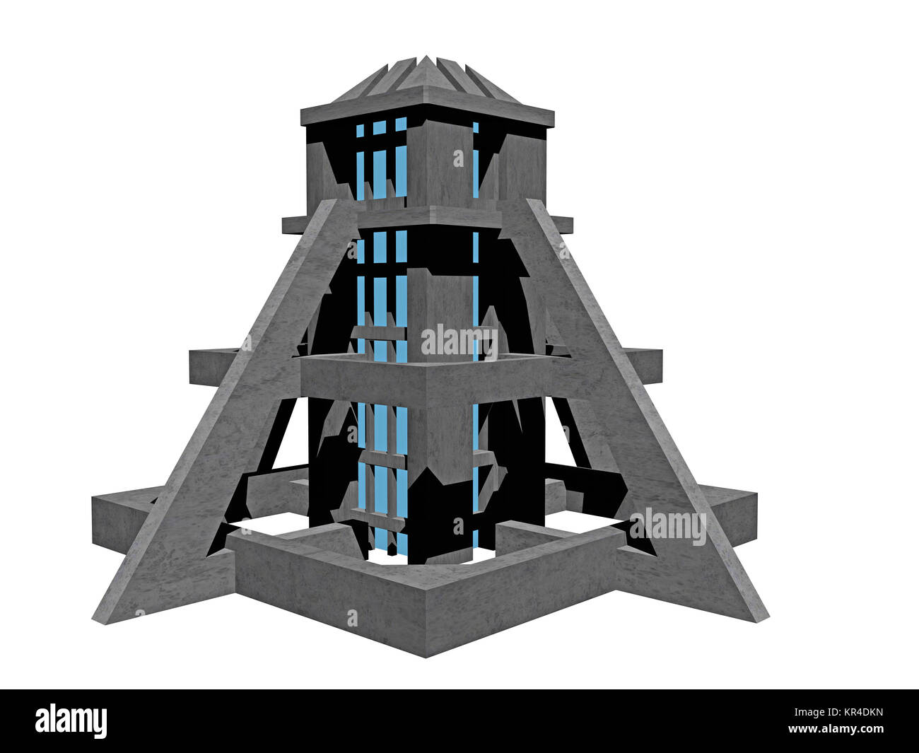 Office block building Cut Out Stock Images & Pictures - Alamy