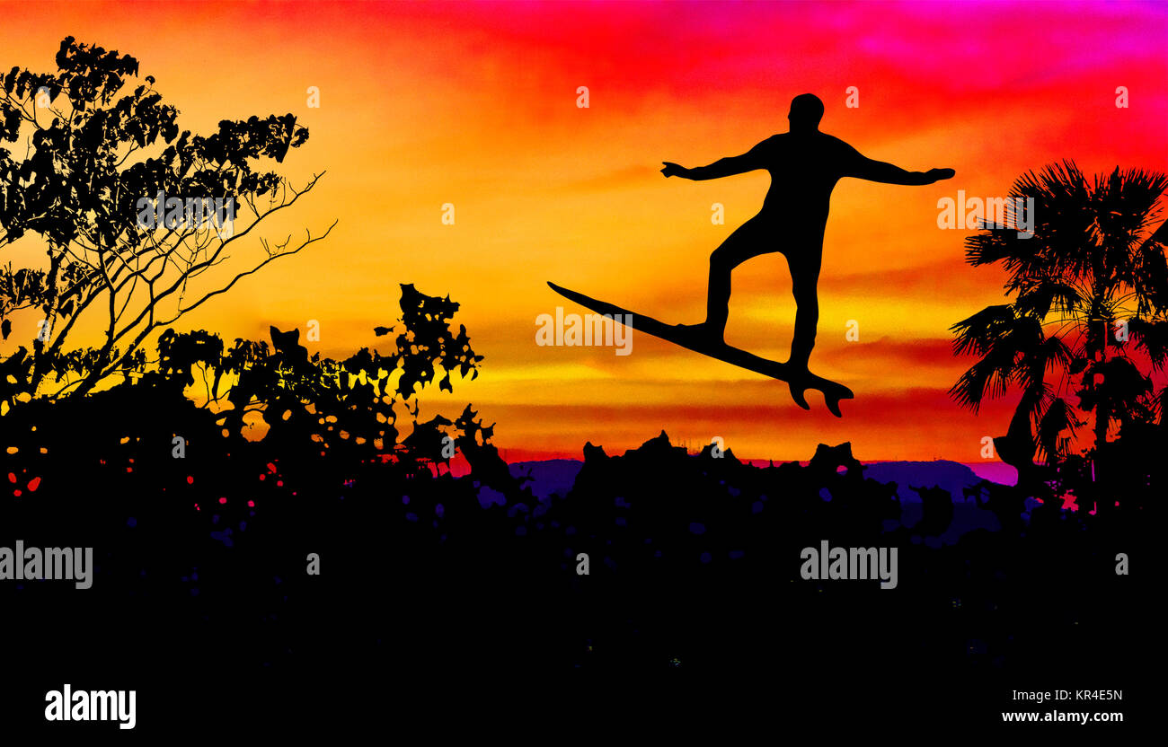 Cartoon summer water vacations hi-res stock photography and images - Alamy