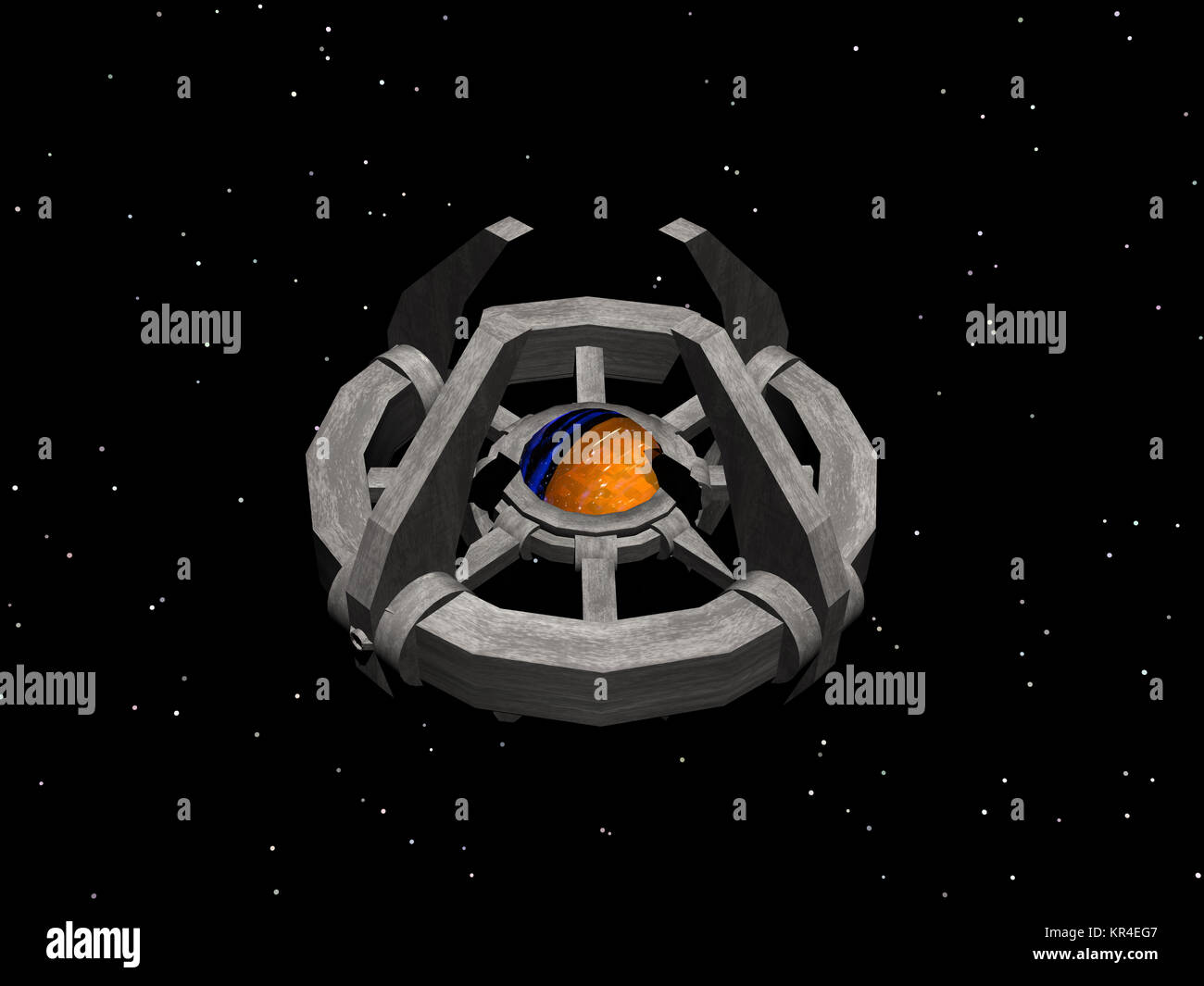 Space base in space Stock Photo - Alamy