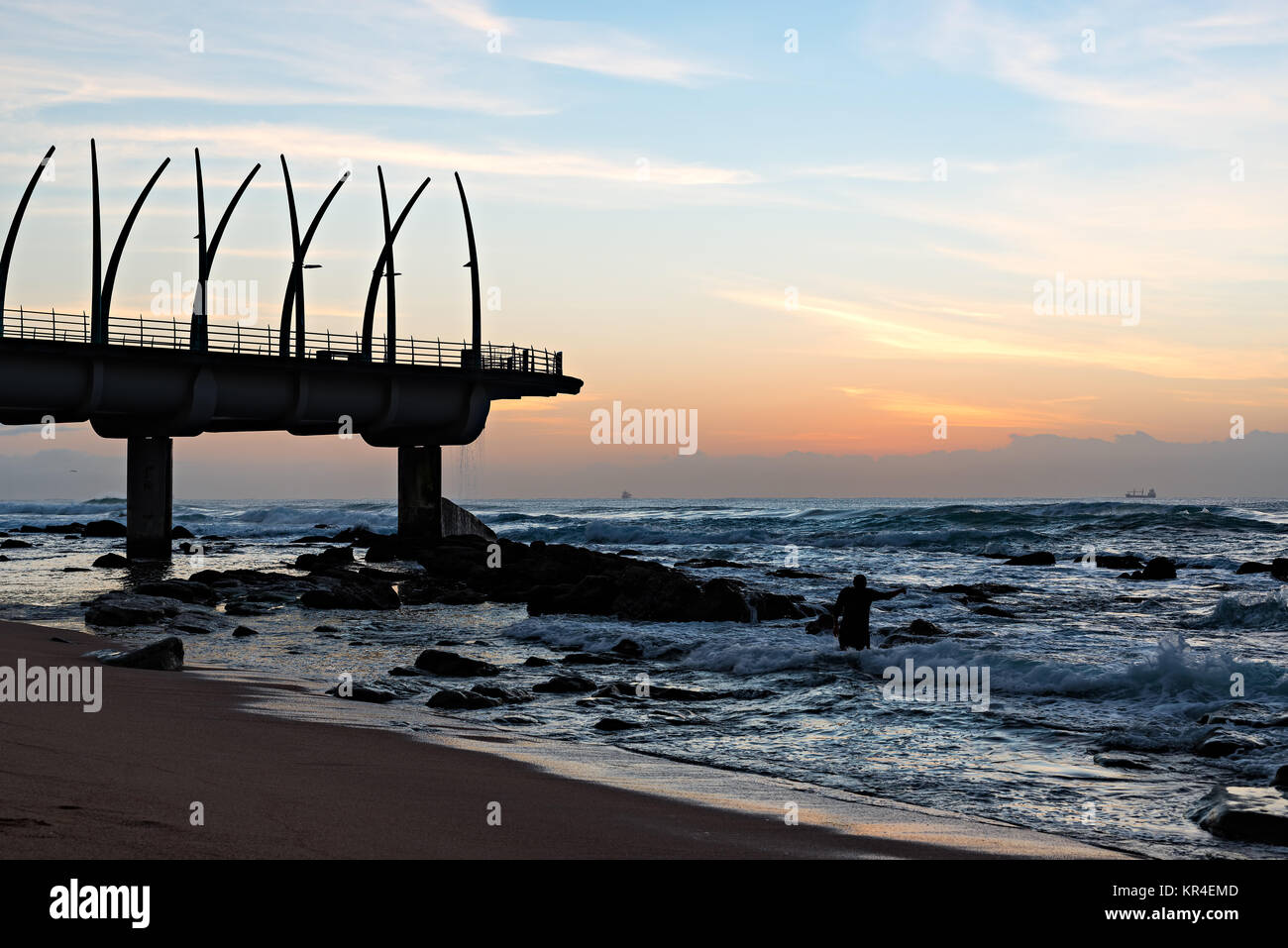 Umhlanga pier hi-res stock photography and images - Alamy