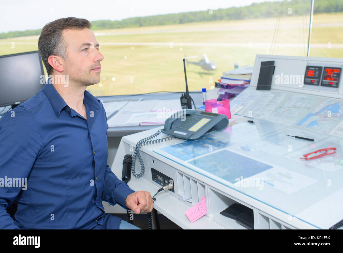 man in the tower Stock Photo - Alamy