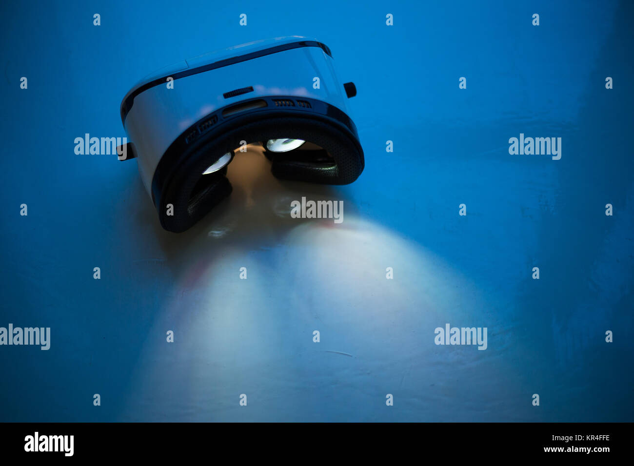 Virtual Reality light up at night Stock Photo - Alamy Virtual Reality light up at night Stock Photo - Alamy
