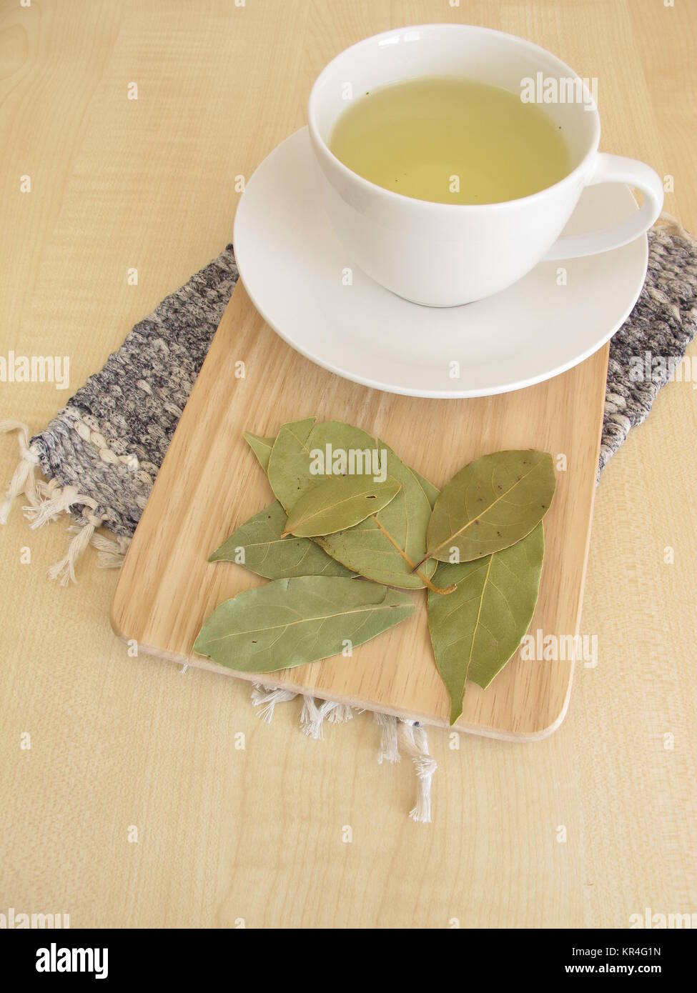 laurel leaf tea Stock Photo - Alamy