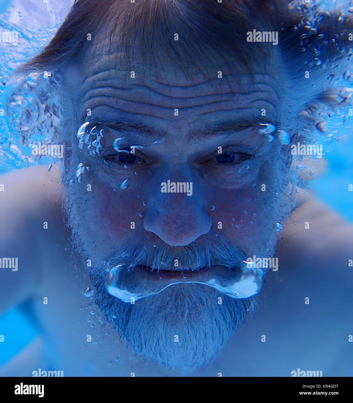 Man swimming pool nose hi-res stock photography and images - Alamy