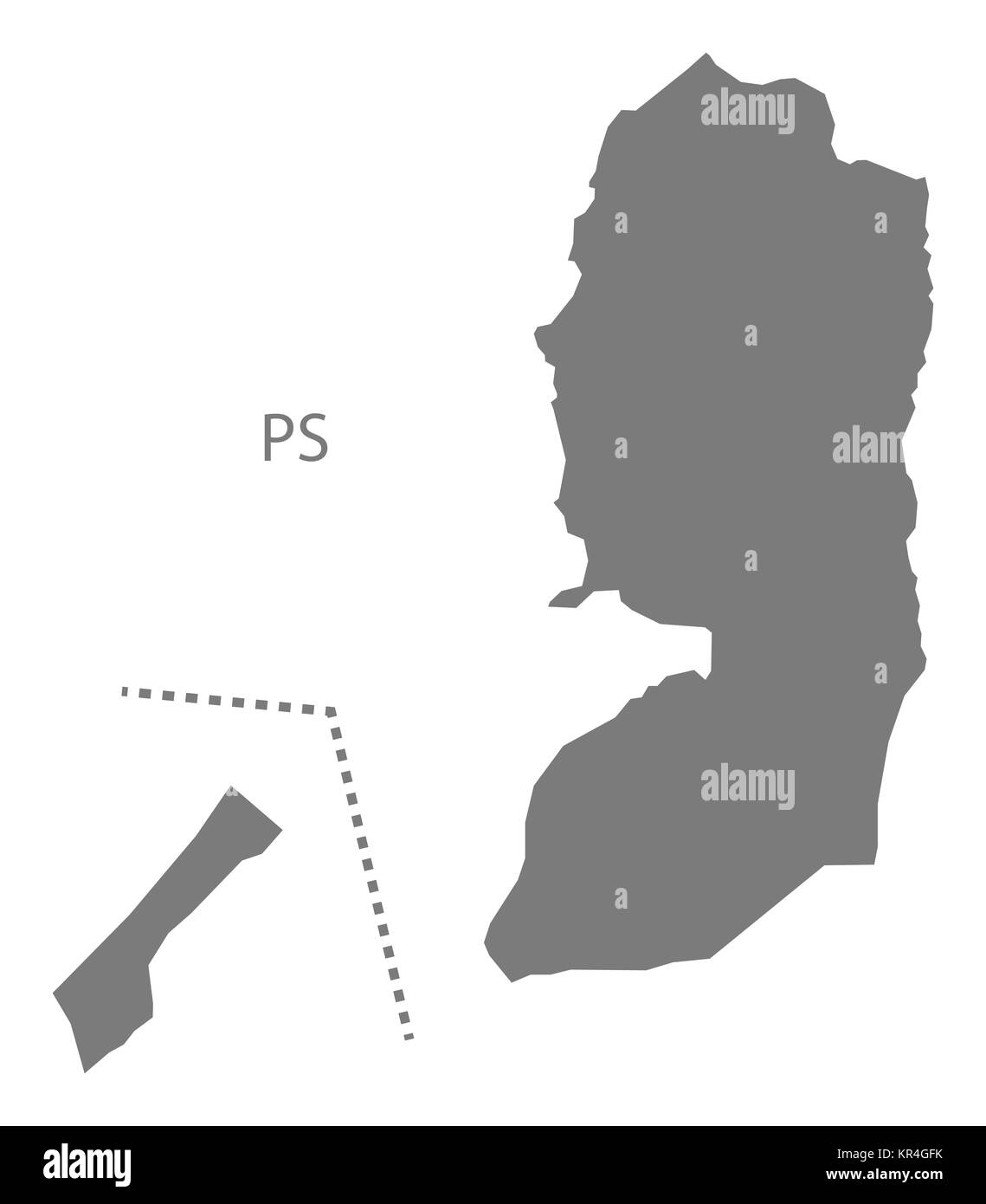 Map of palestine simple hi-res stock photography and images - Alamy