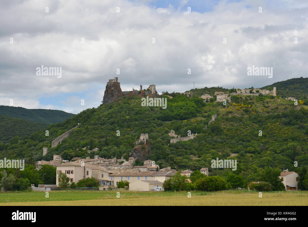 via rhona landscapes on the rhone Stock Photo - Alamy