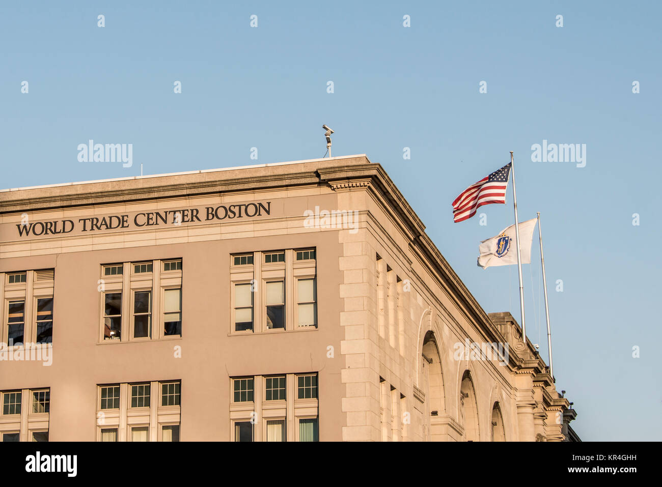 BOSTON, USA - 05.09.2017 Seaport World Trade Center in Boston The ...