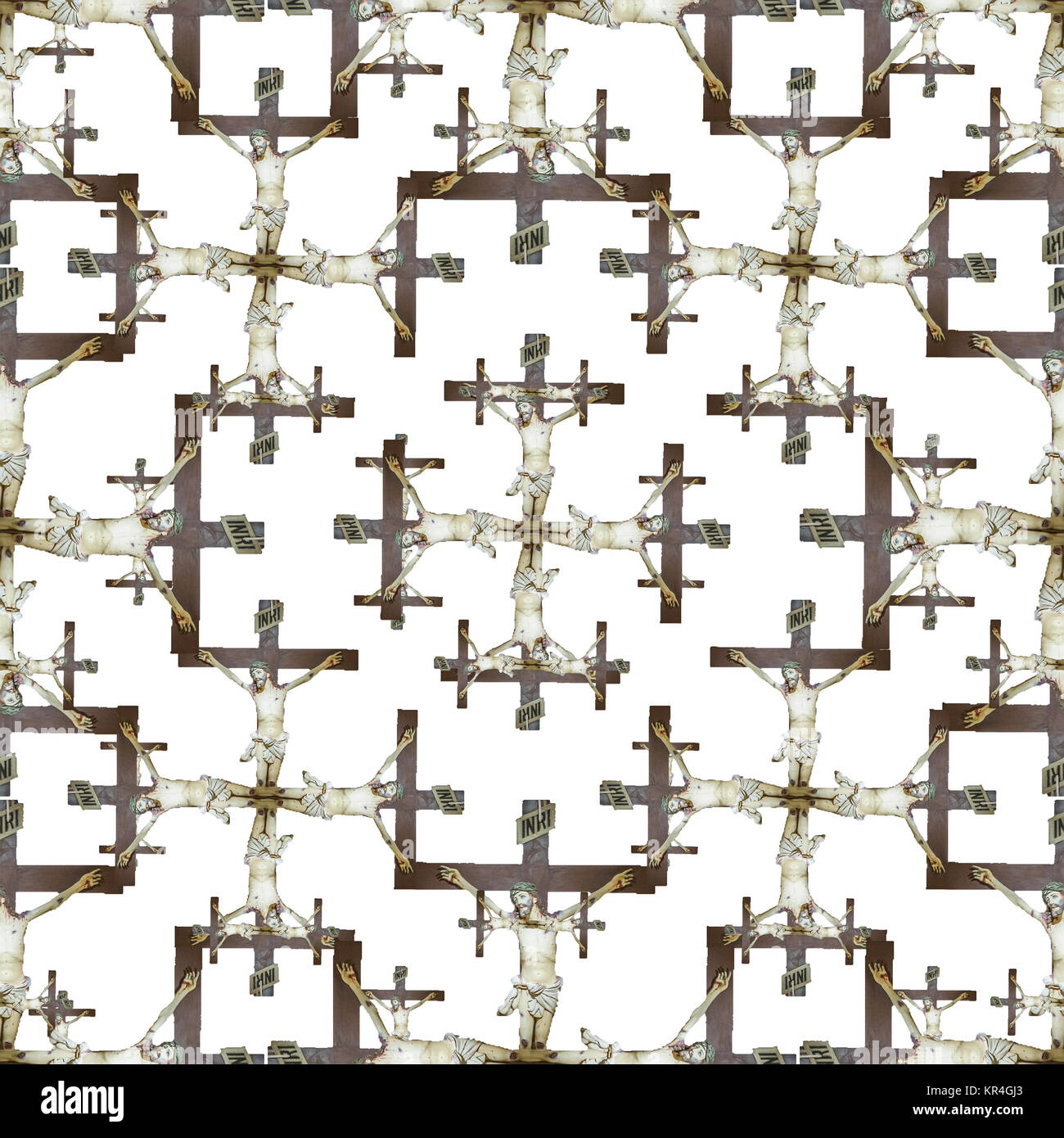 Jesus on the Cross Pattern Stock Photo - Alamy