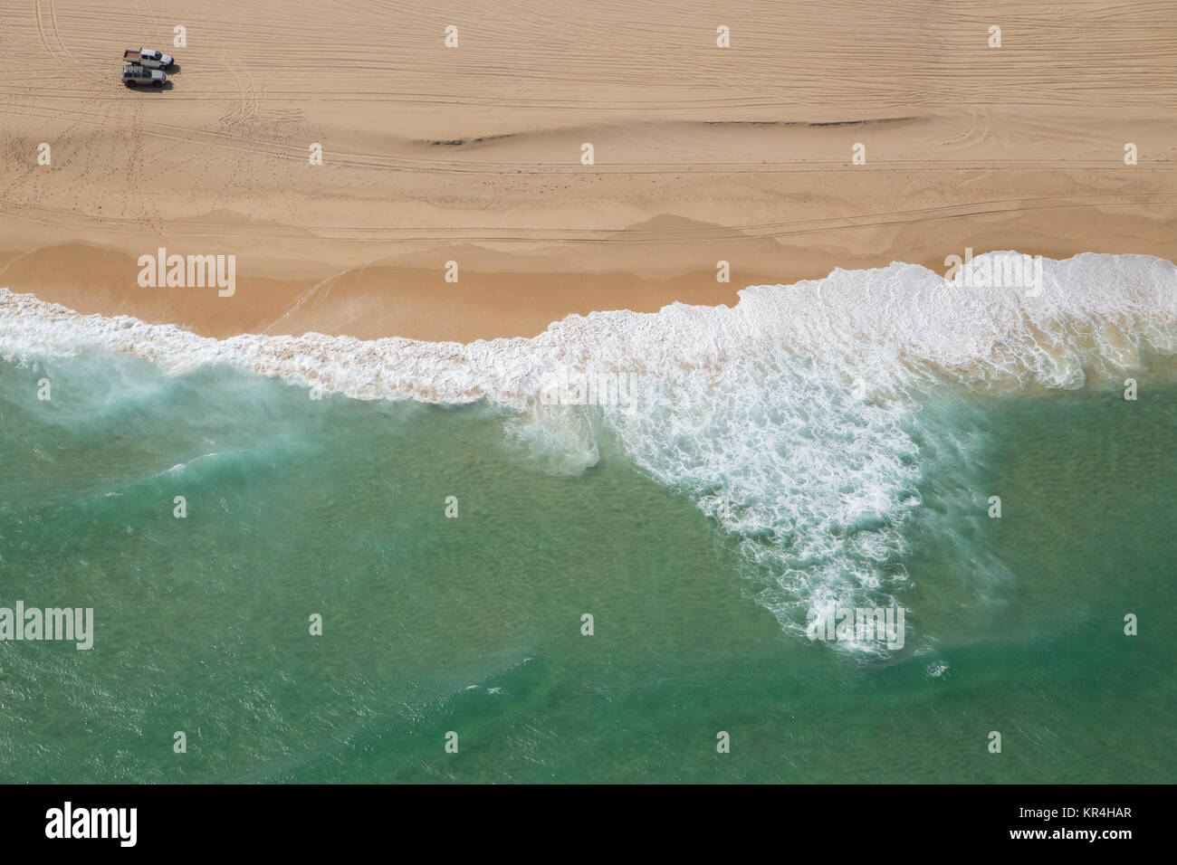 Coastal ocean beach from above Stock Photo - Alamy