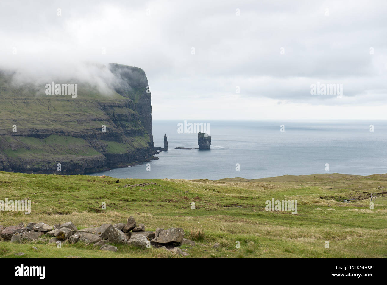 Landscape on the Faroe Islands Stock Photo - Alamy