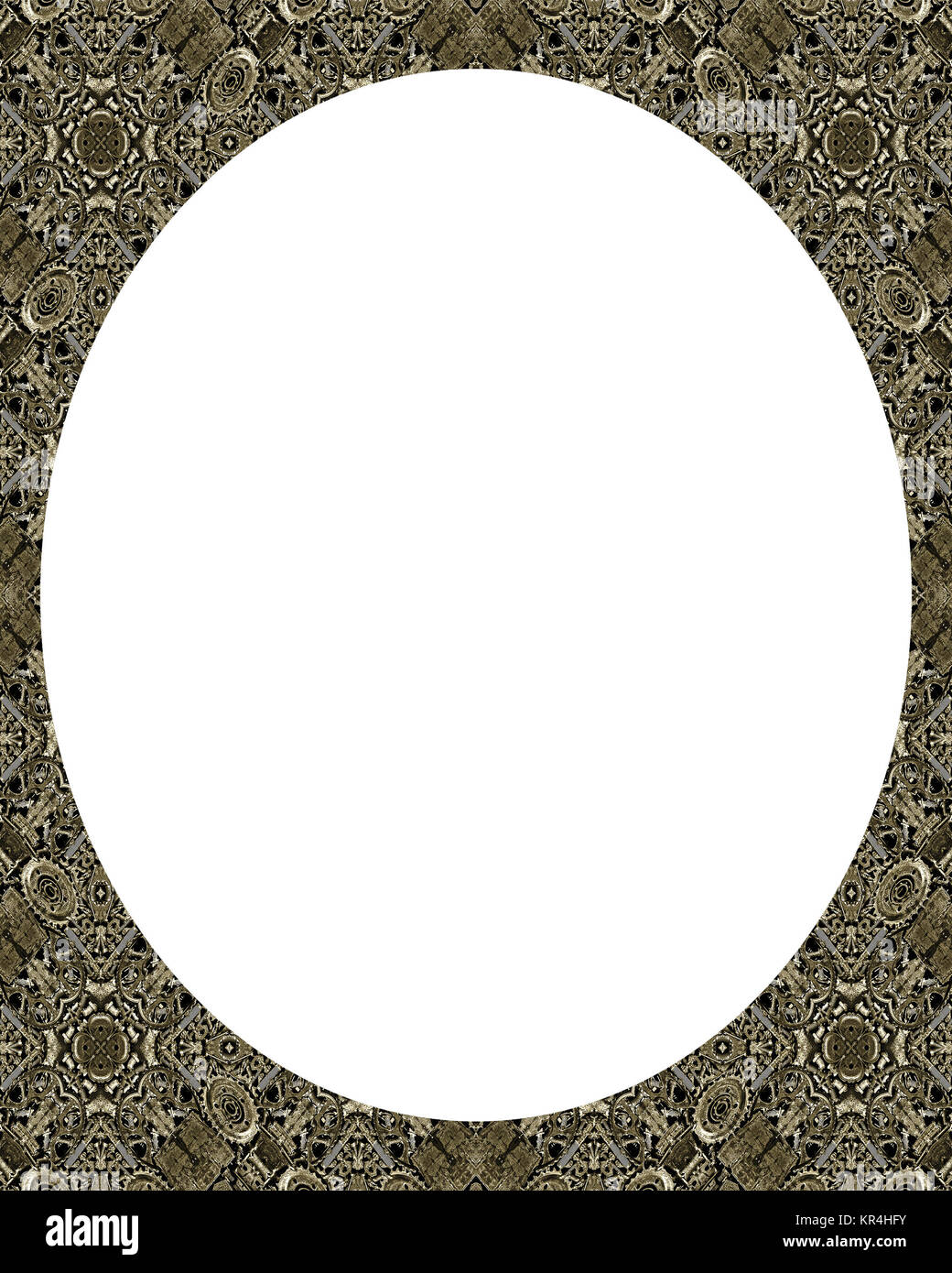 White Background with Decorated Borders Stock Photo - Alamy