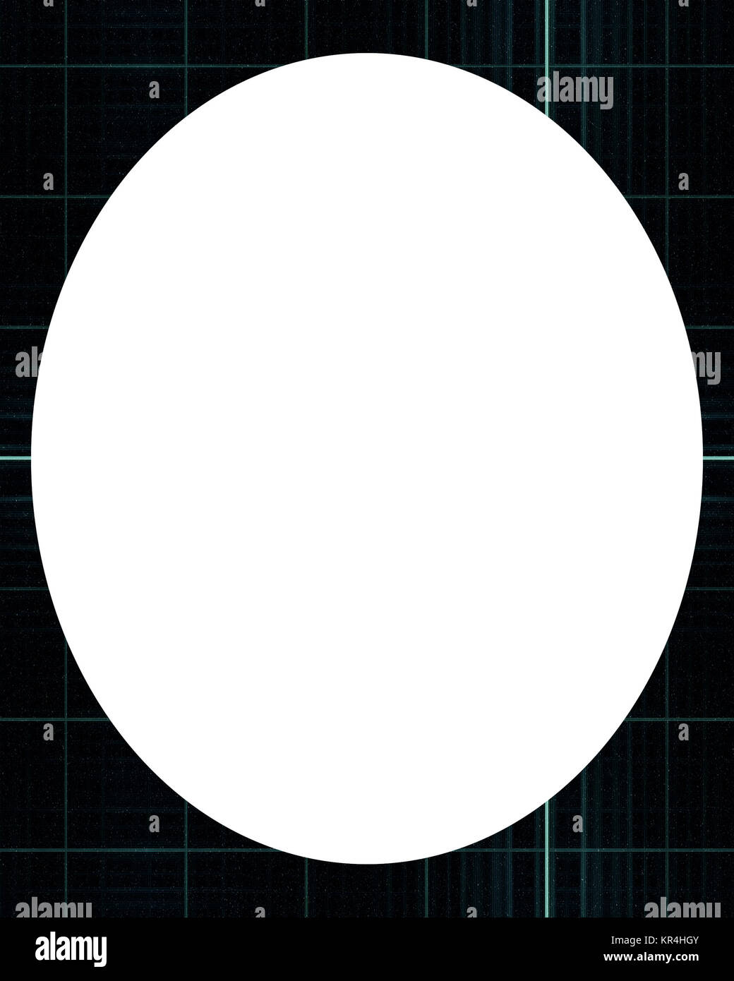 Circle White Background with Decorated Round Borders Stock Photo - Alamy