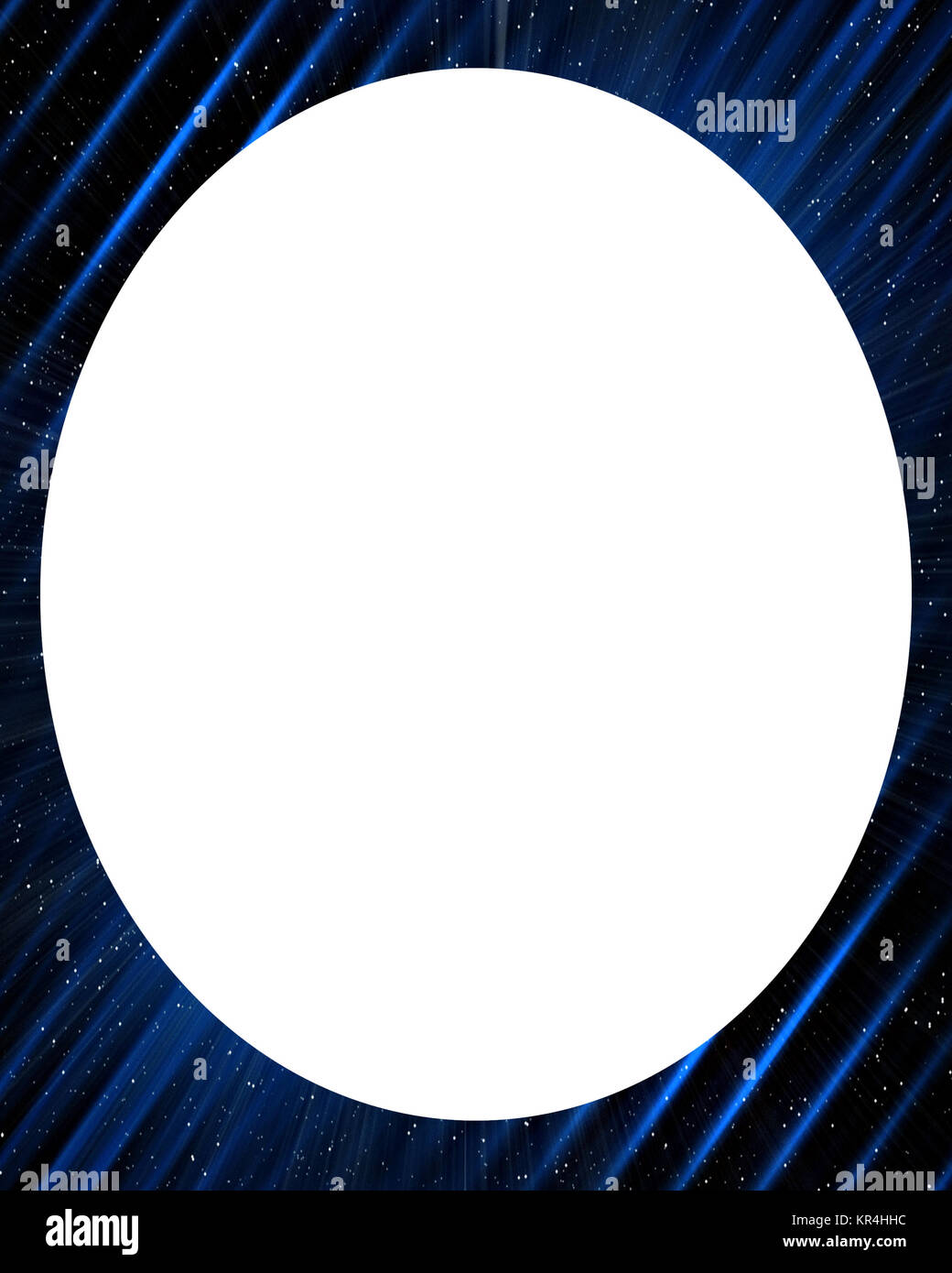 Circle White Background with Decorated Round Borders Stock Photo - Alamy
