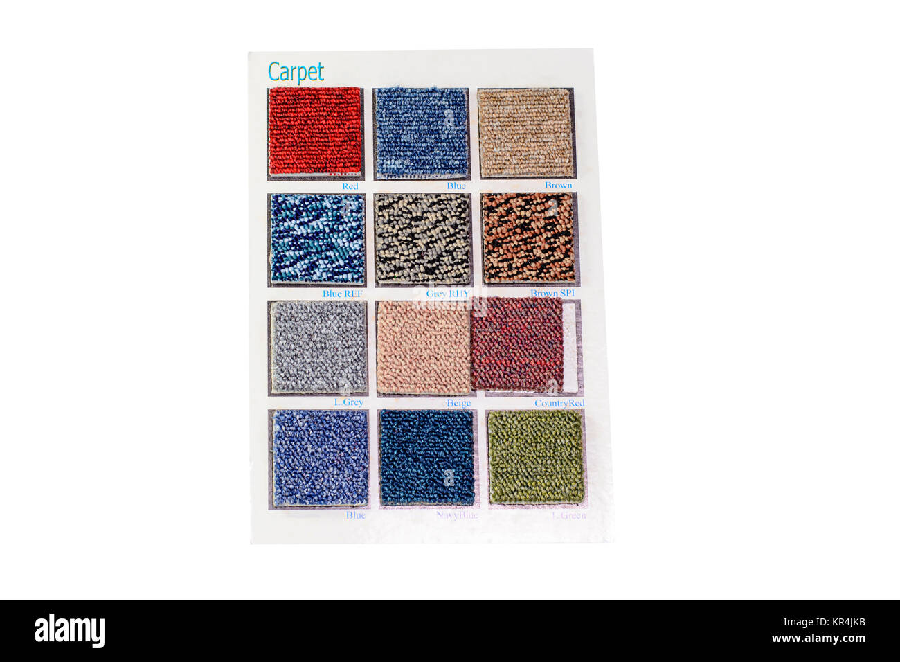 Carpet samples hi-res stock photography and images - Alamy
