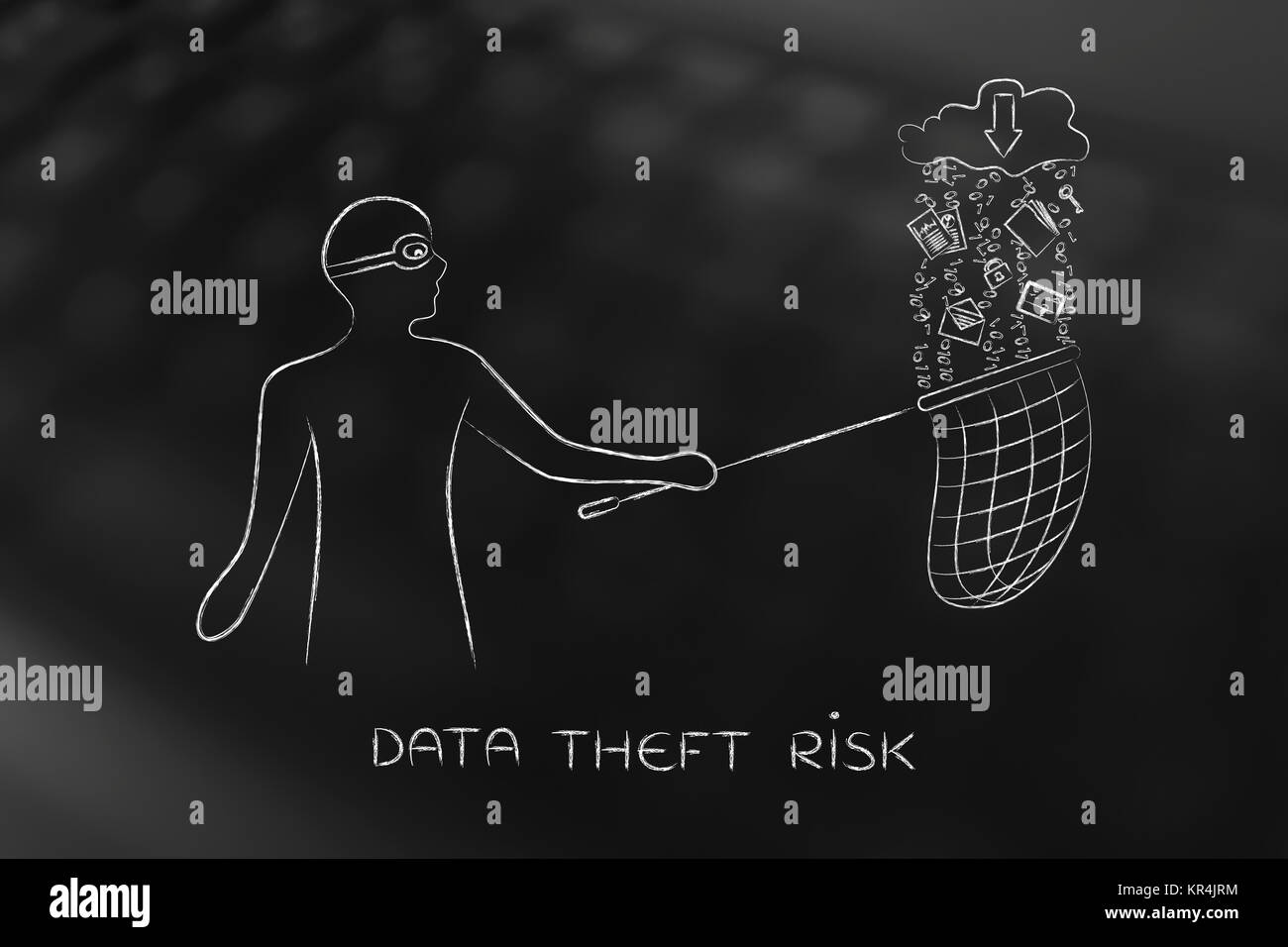 Data linkage Black and White Stock Photos & Images - Alamy