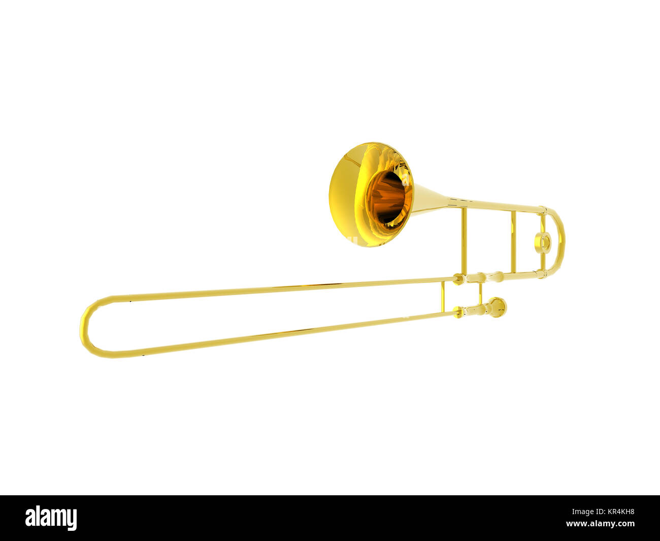 Music trombone instrument Cut Out Stock Images & Pictures - Alamy