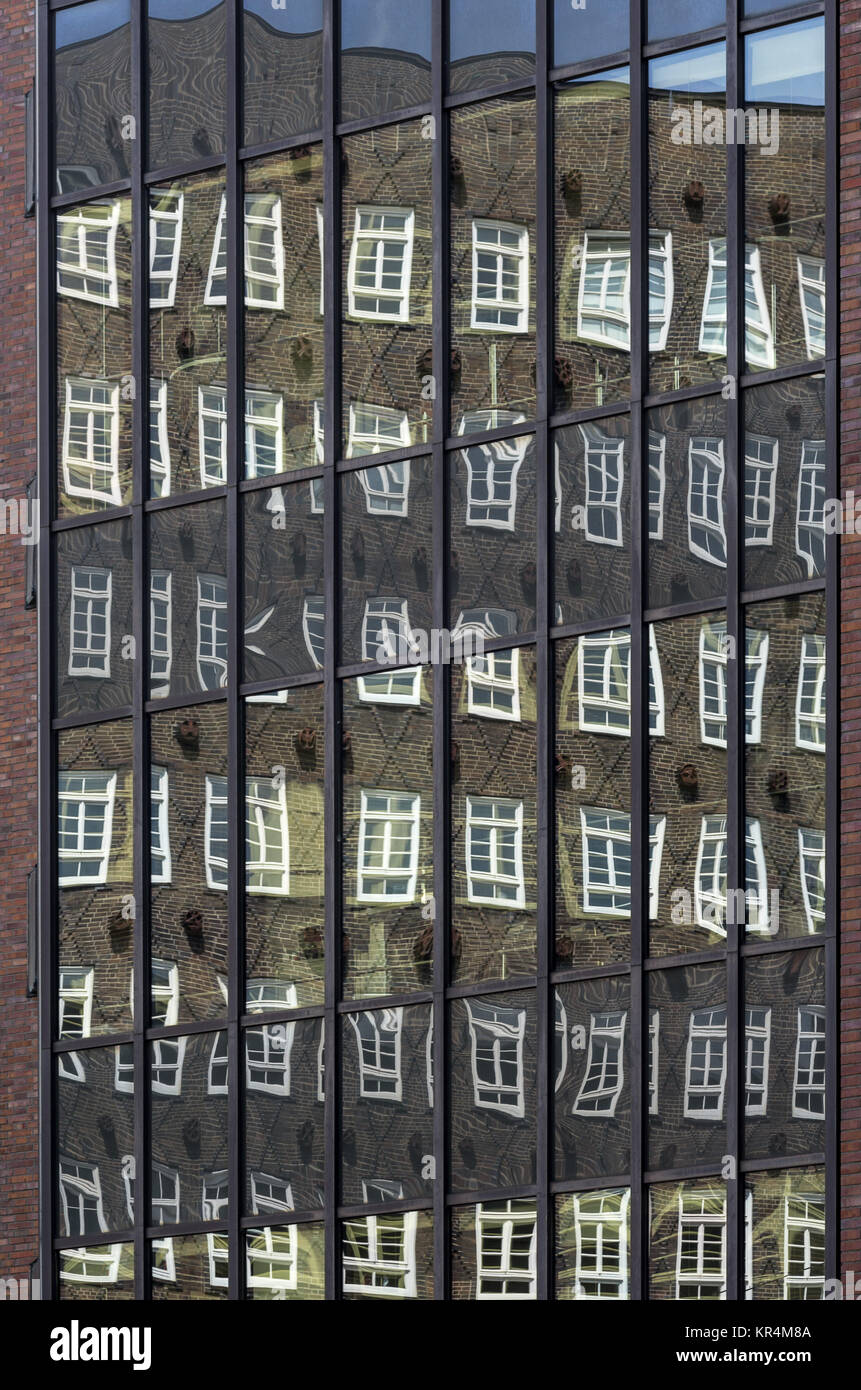 house facade reflection Stock Photo - Alamy