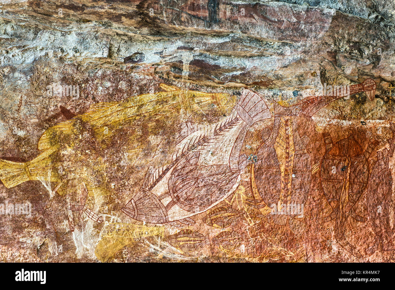 Ancient rock drawing Stock Photo - Alamy