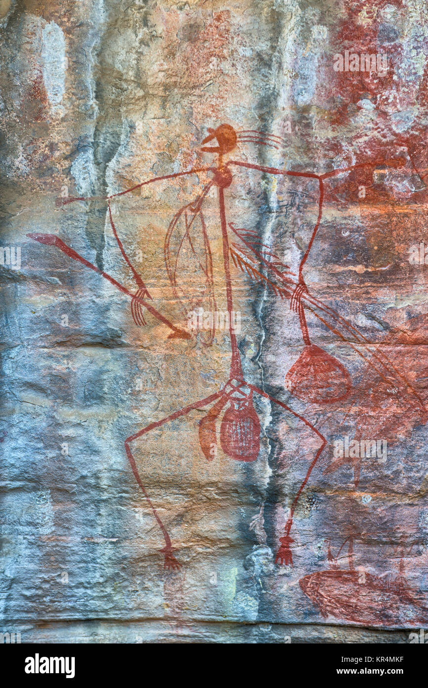 Pictograph ancient aboriginal rock art hi-res stock photography and ...