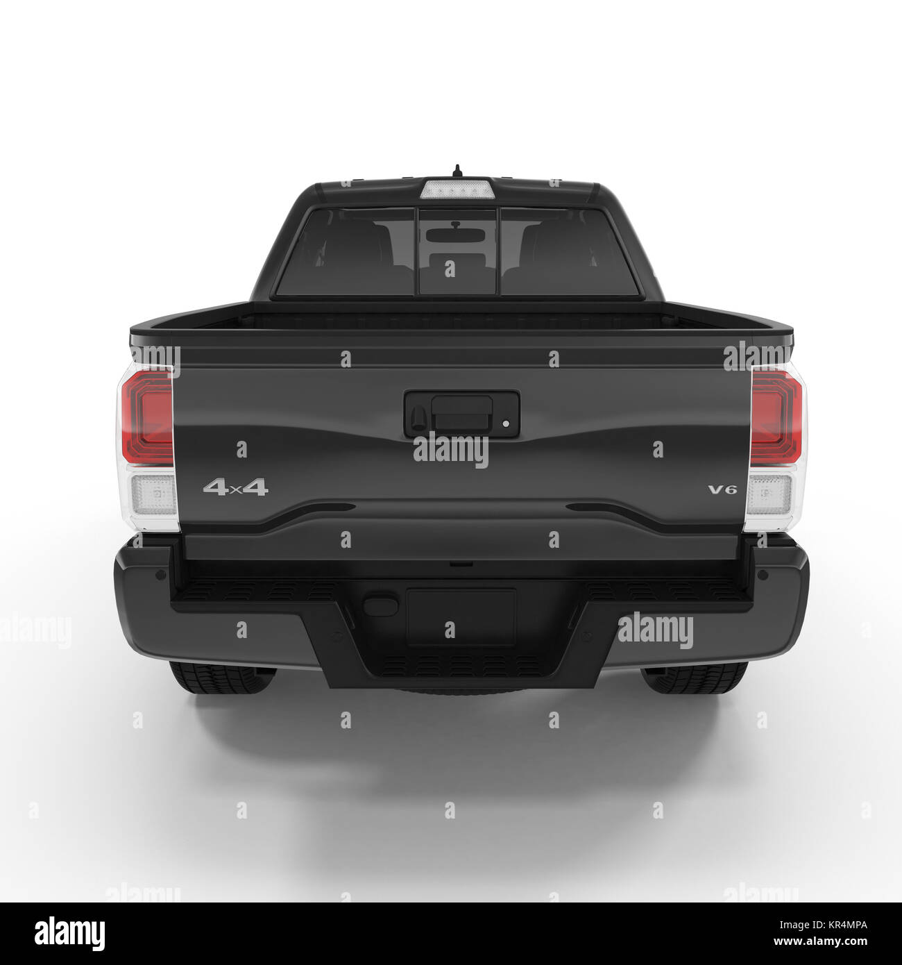 White Pick Up Truck Rear High Resolution Stock Photography and Images ...