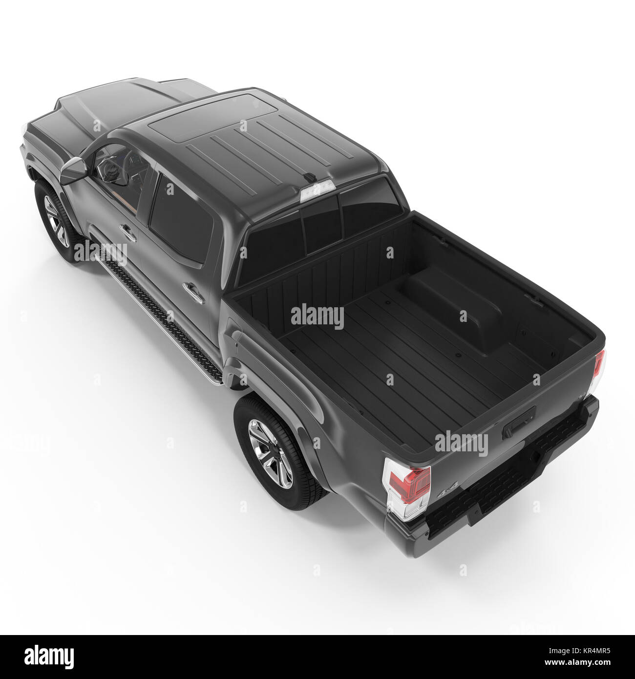 White pick up truck rear hi-res stock photography and images - Alamy