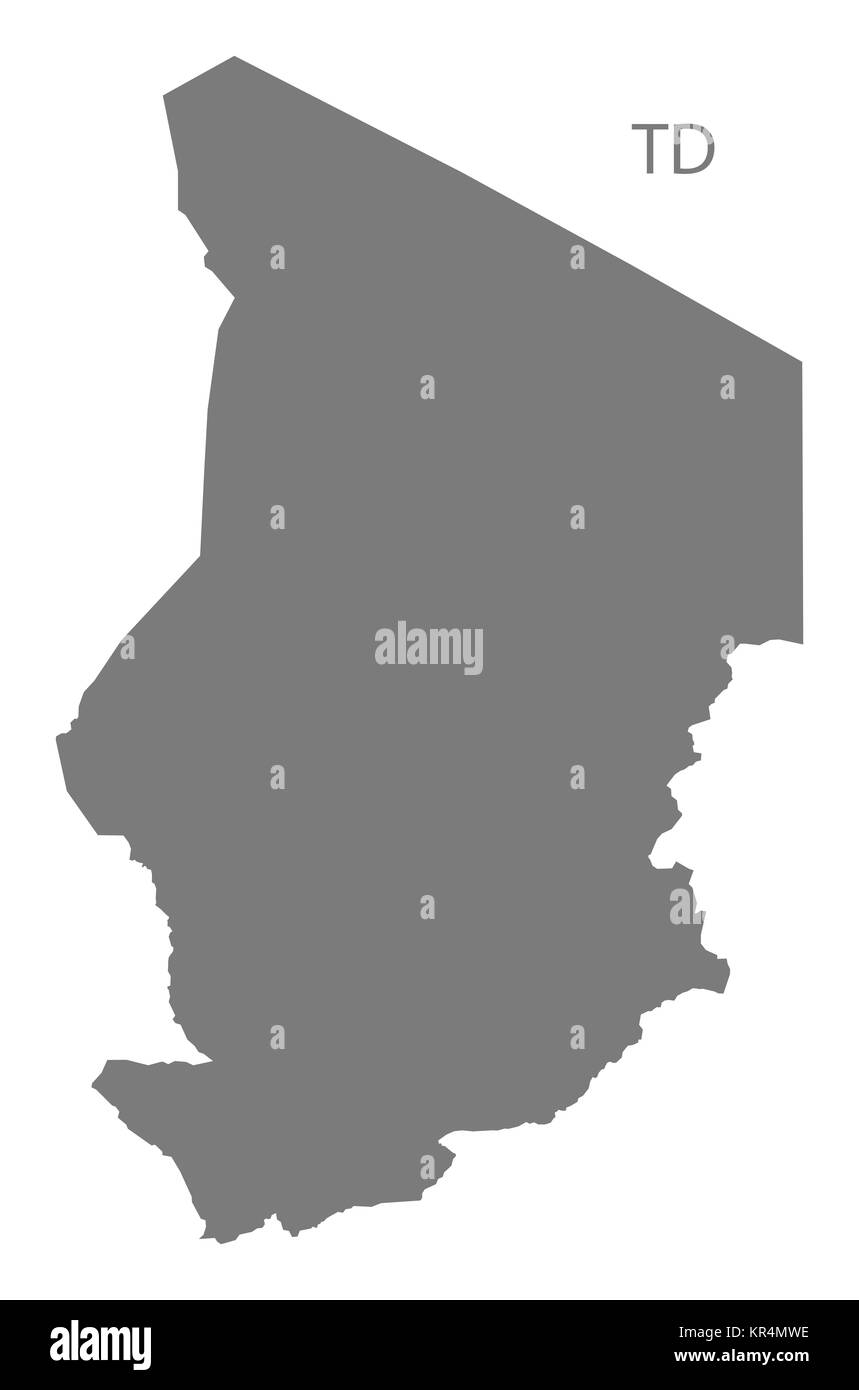Chad map Cut Out Stock Images & Pictures - Alamy