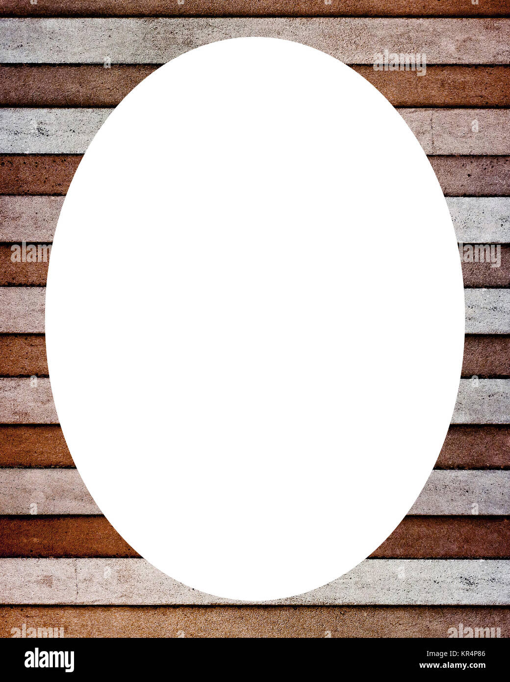 Circle White Frame Background with Decorated Stripes Borders Stock ...