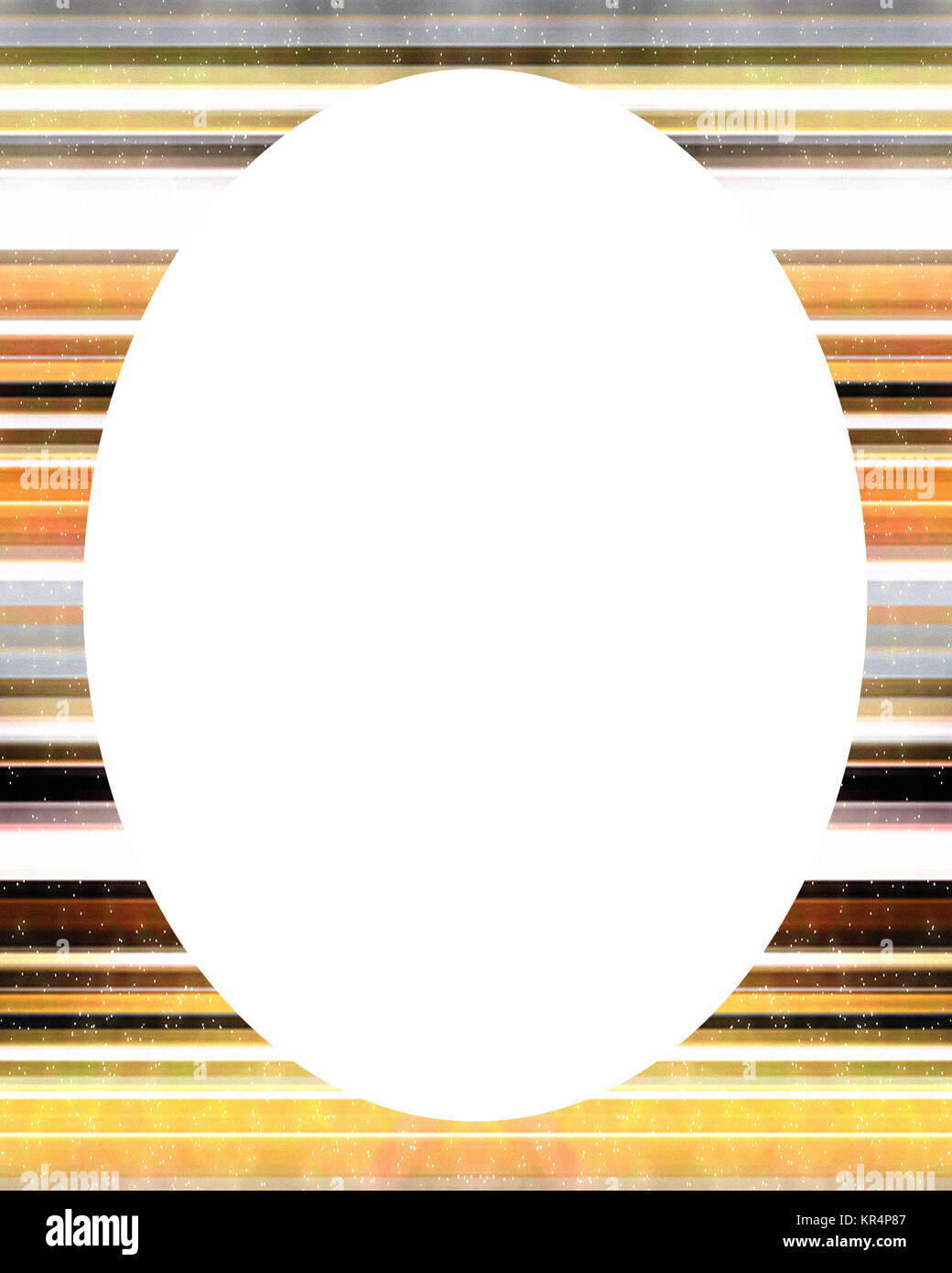 Circle White Frame Background with Decorated Stripes Borders Stock ...