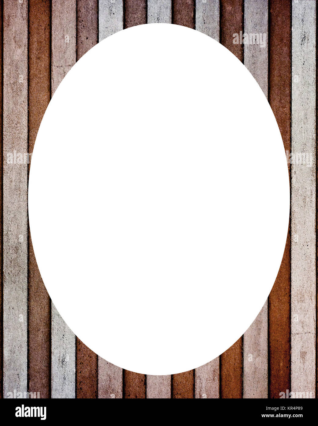 Circle White Frame Background with Decorated Stripes Borders Stock ...