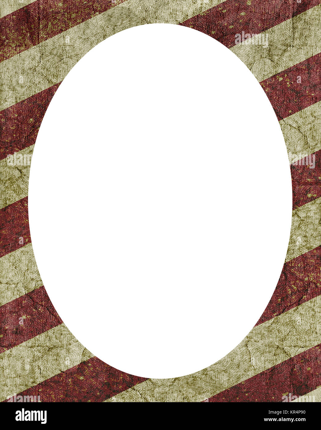 Circle White Frame Background with Decorated Stripes Borders Stock ...