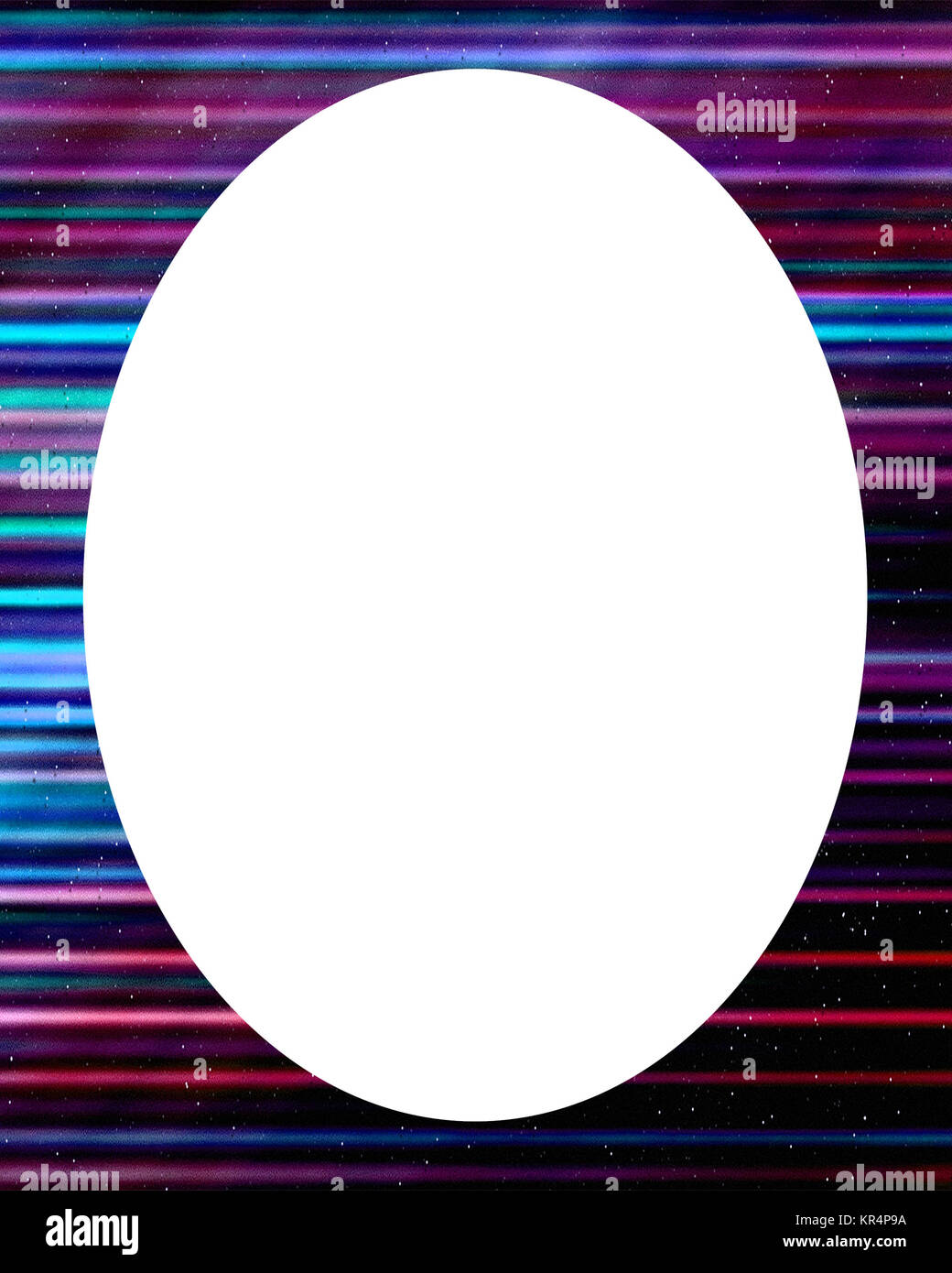 Circle White Frame Background with Decorated Stripes Borders Stock ...