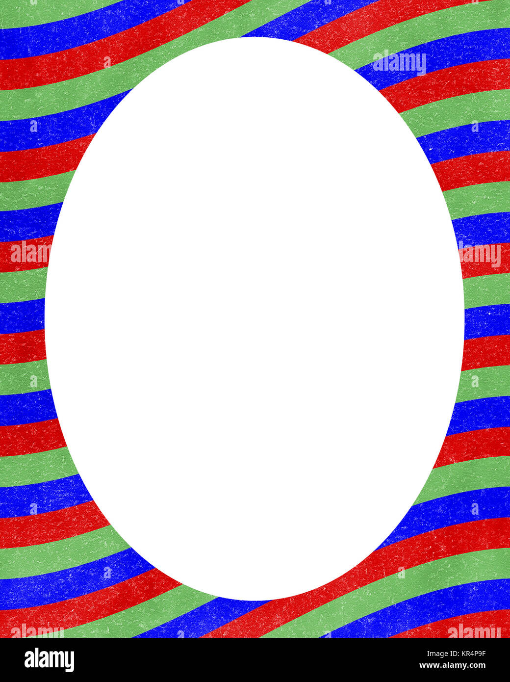 Circle White Frame Background with Decorated Stripes Borders Stock ...