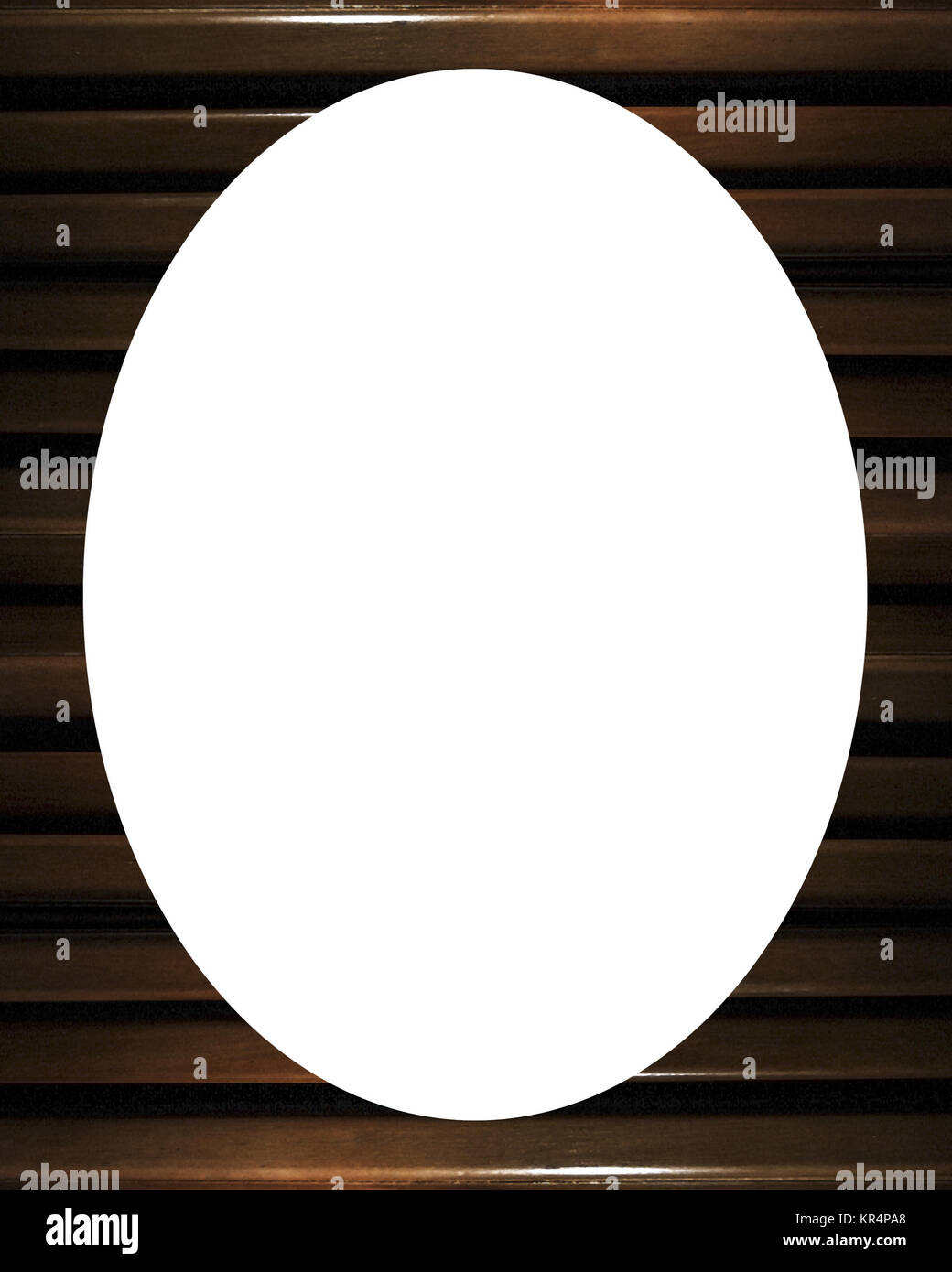 Circle White Frame Background with Decorated Stripes Borders Stock ...