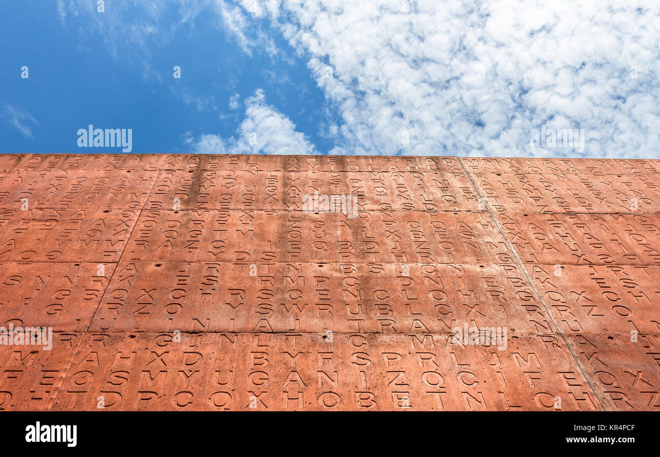 Wall of words Stock Photo - Alamy