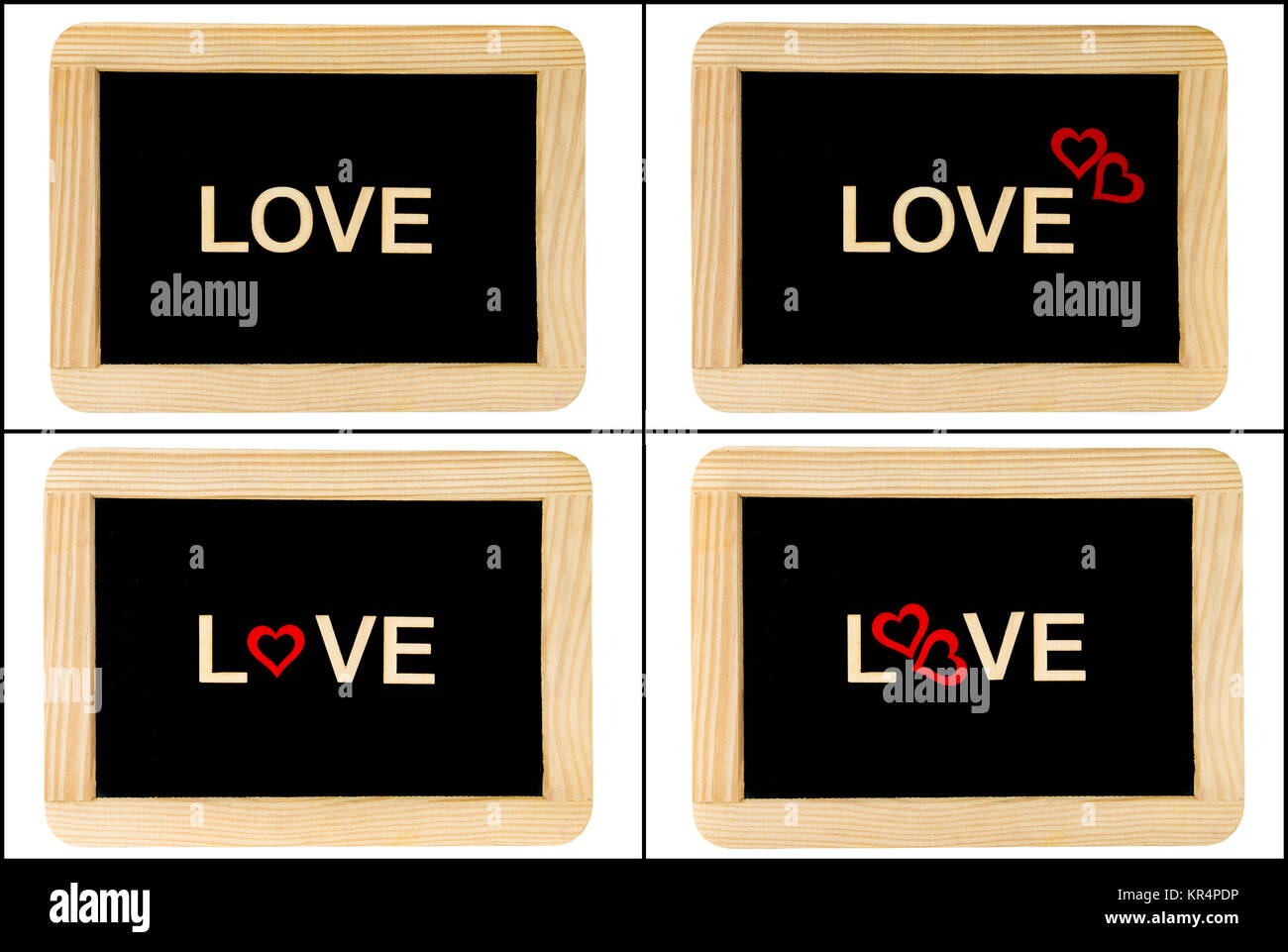 Vintage chalkboard word love hi-res stock photography and images - Alamy