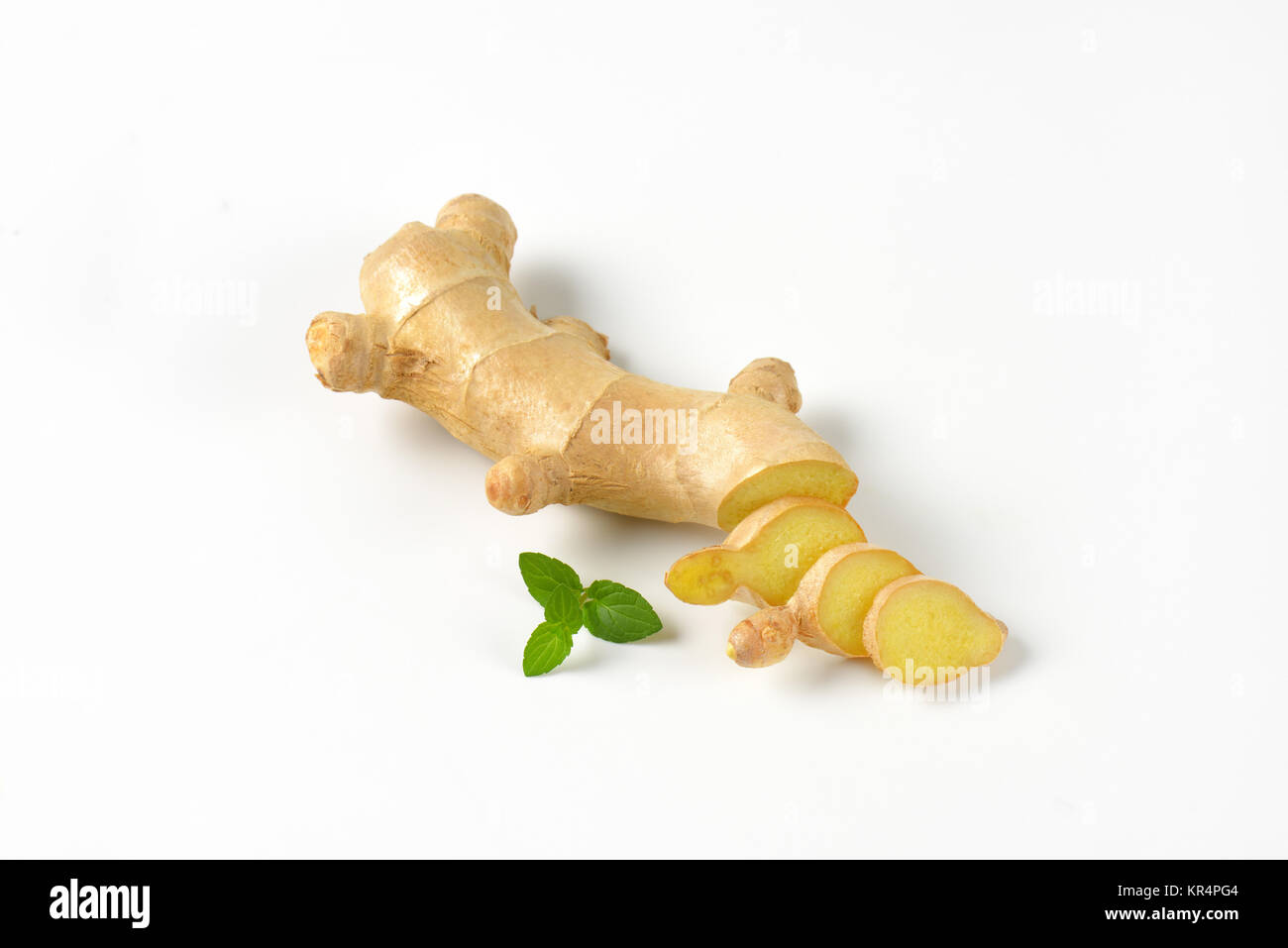 Dried fresh ginger root Cut Out Stock Images & Pictures - Alamy