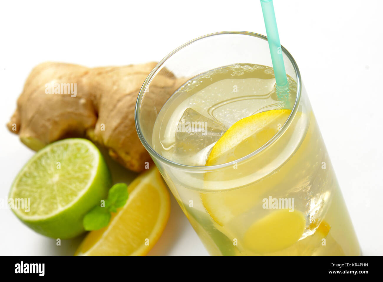 glass of ginger ale Stock Photo - Alamy