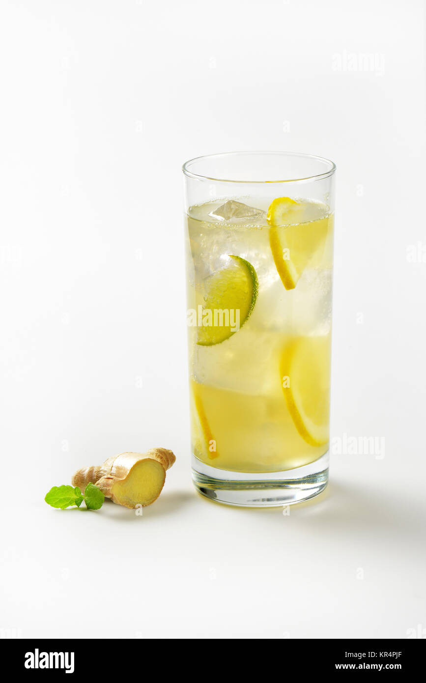 glass of ginger ale Stock Photo - Alamy