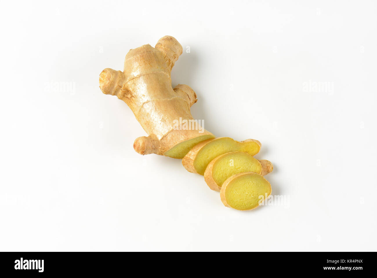 sliced ginger root Stock Photo - Alamy