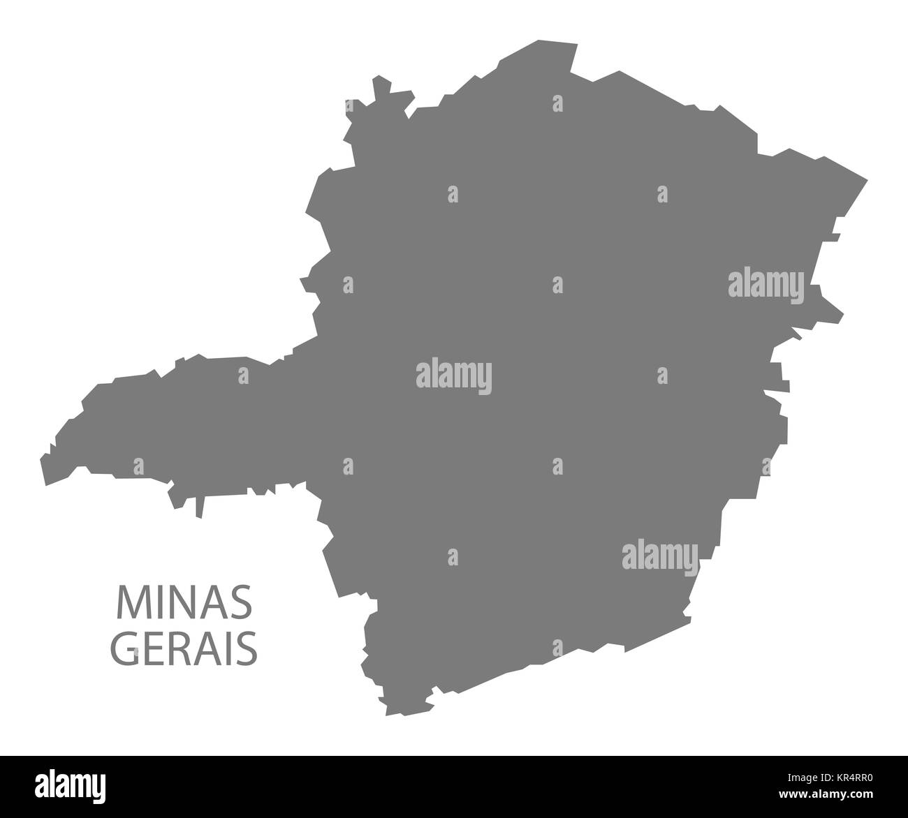 Minas gerais map vector hi-res stock photography and images - Alamy
