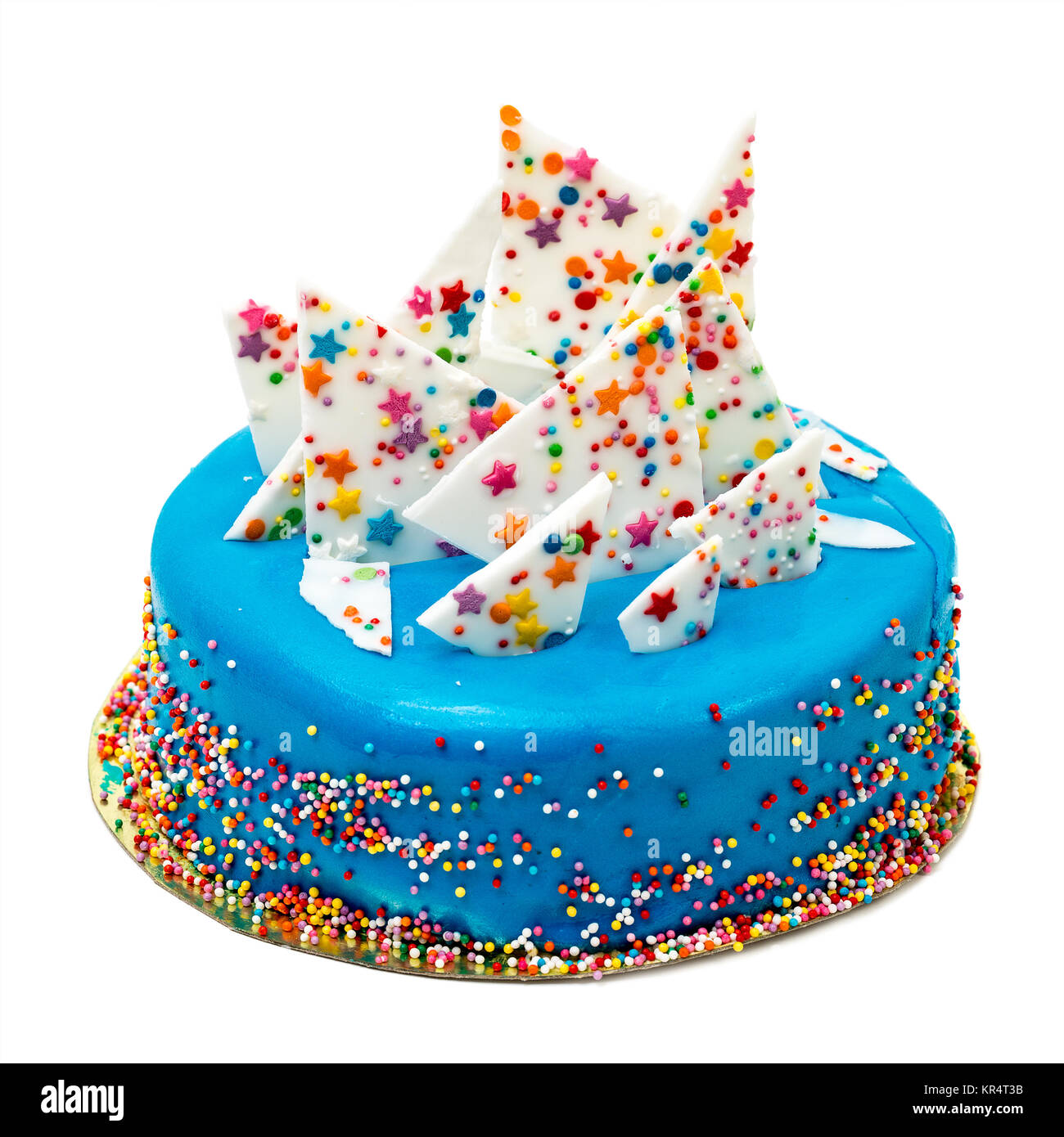 Blue sprinkles background Cut Out Stock Images & Pictures - Alamy